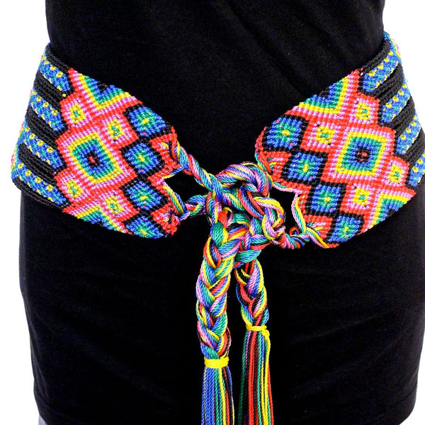 Multicolored cotton woven belt – FTWWL